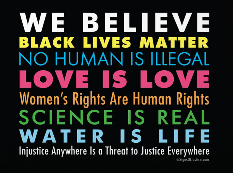 Signs of Justice | Custom Printed Yard Signs, Apparel, Hats and Masks ...