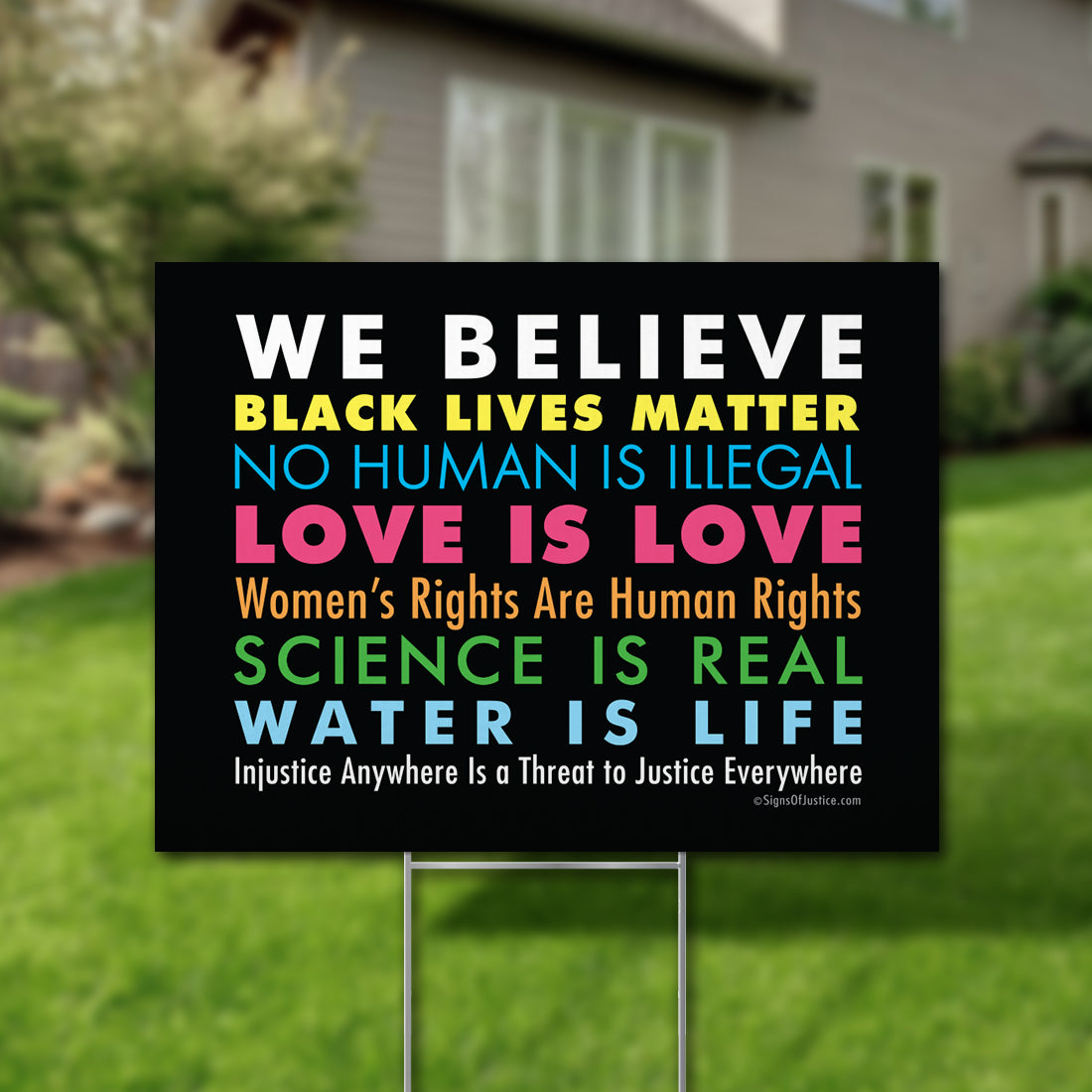 Yard SignsSigns of Justice Yard Signs | Waterproof Yard Signs With A ...