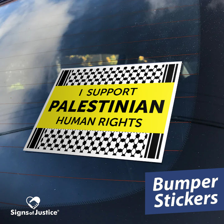 Signs of Justice bumper Stickers | Weather and Scratch-resistant With A ...