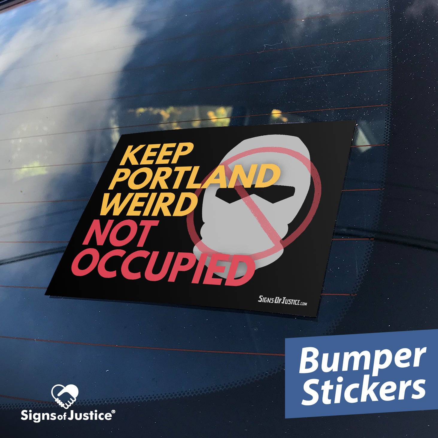 "Keep Portland Weird" Bumper Sticker – Signs Of Justice