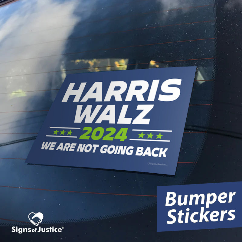 Signs of Justice bumper Stickers | Weather and Scratch-resistant With A ...