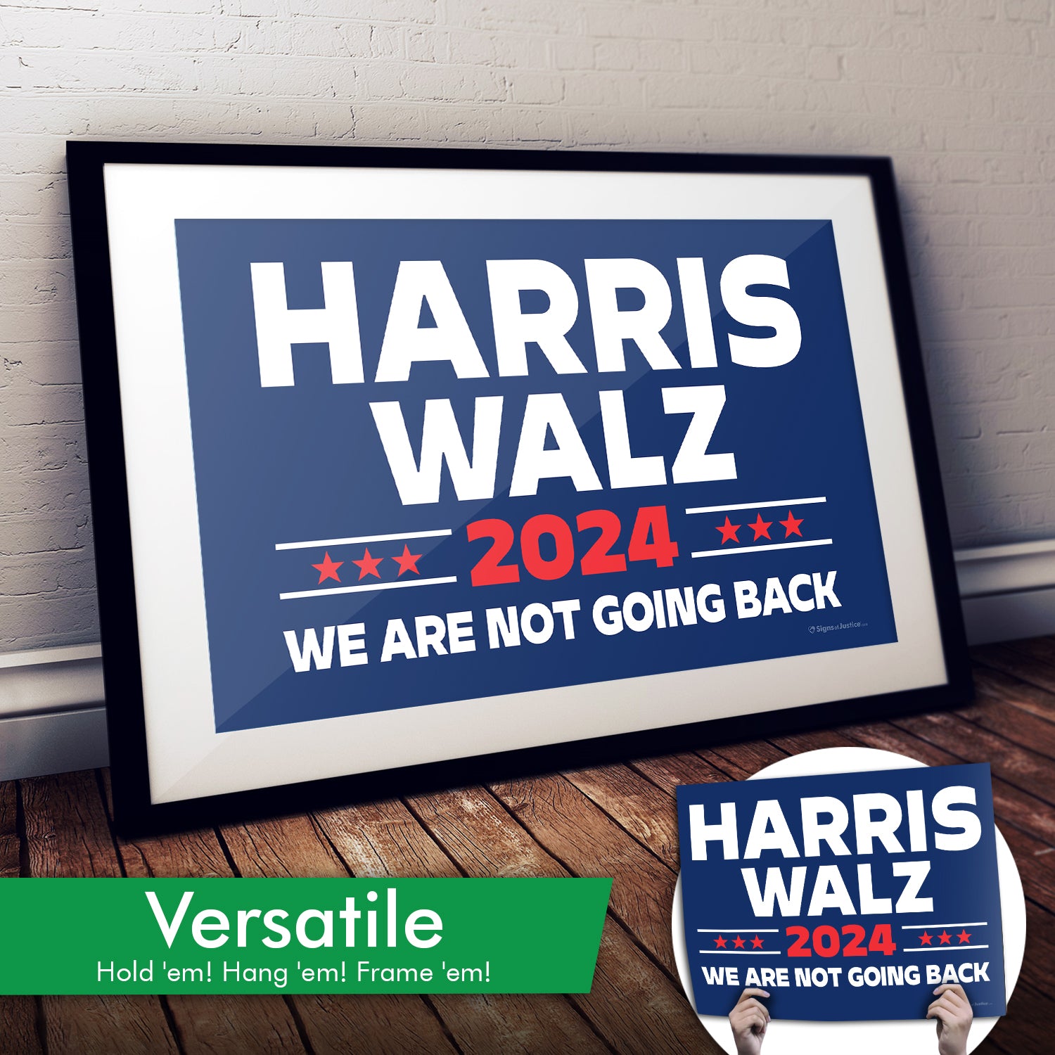 Harris Walz 2024 – Signs Of Justice