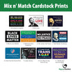 Cardstock Print – Mix n' Match – Signs Of Justice
