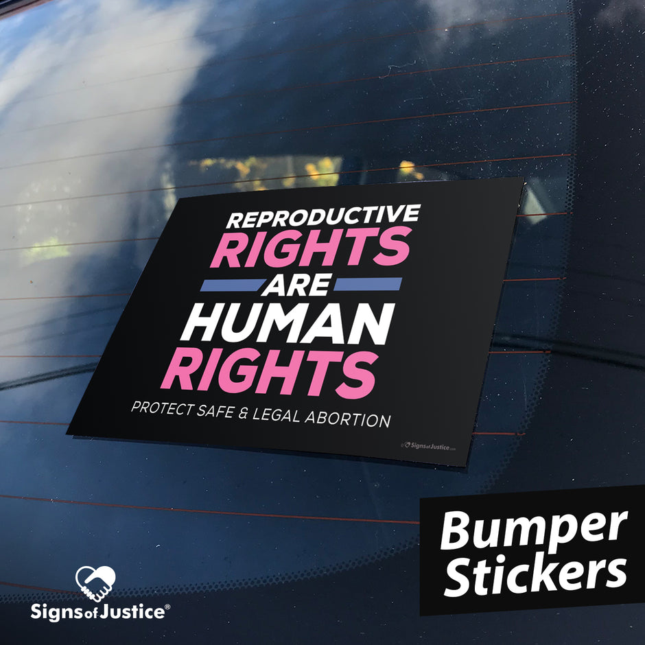 Signs of Justice bumper Stickers | Weather and Scratch-resistant With A ...