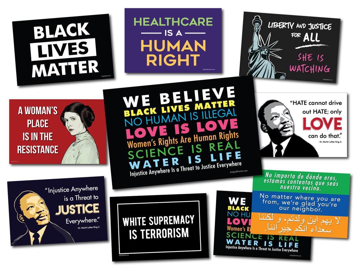 Bumper Sticker Add-On – Signs Of Justice